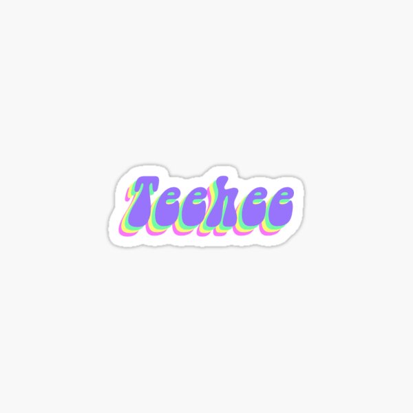 "Teehee" Sticker for Sale by gurustickers | Redbubble