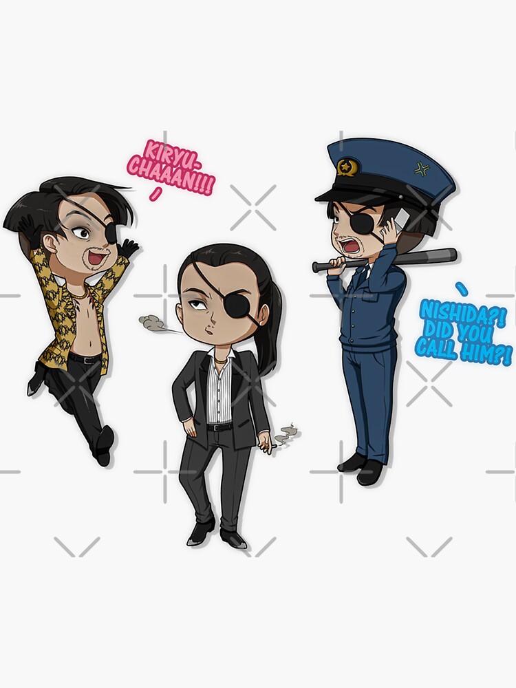 "Yakuza 0 Majima sticker" Sticker by gitarus | Redbubble