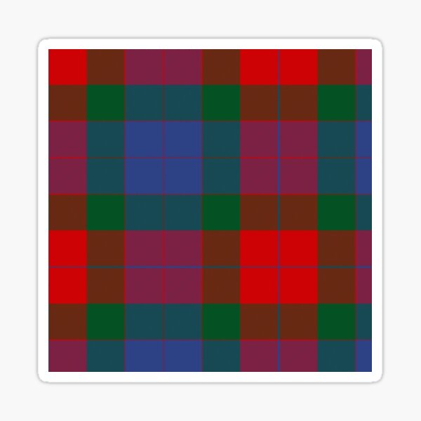 "Clan Mar Tartan " Sticker for Sale by ljrigby | Redbubble