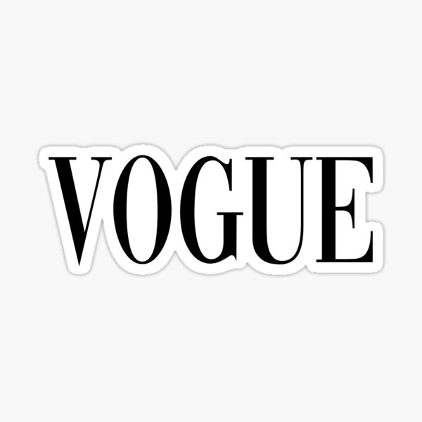 "VOGUE sticker" Sticker by ashlylagunes | Redbubble