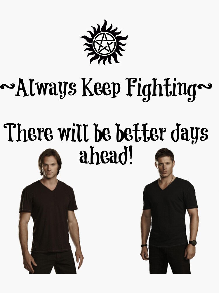 "Always Keep Fighting" Sticker for Sale by Mad-Kinks | Redbubble