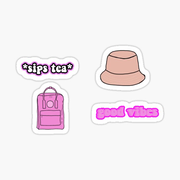 "pink vsco sticker pack" Sticker by meghancrain | Redbubble