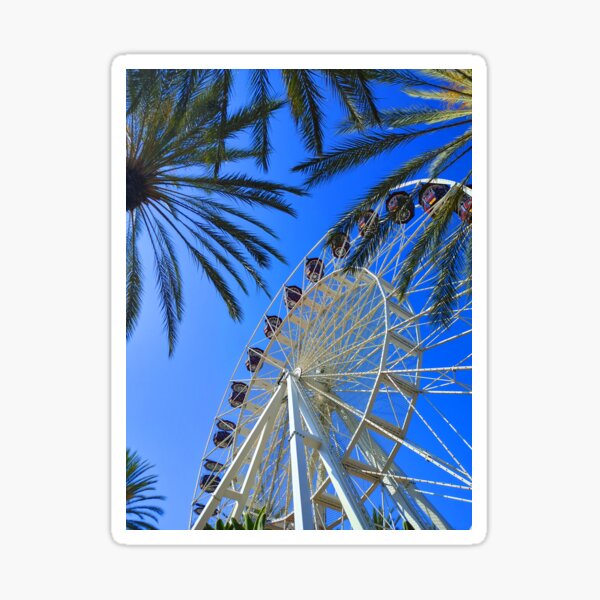 "Ferris Wheel" Sticker by Nivekber | Redbubble