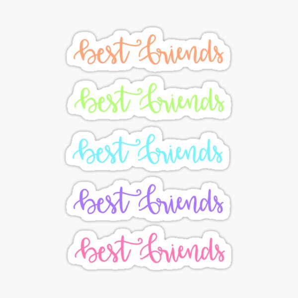 "best friends pack " Sticker for Sale by belladorazio | Redbubble