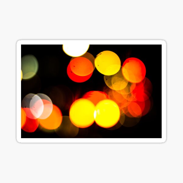 "Bright Bokeh Bubbles" Sticker for Sale by SBForester | Redbubble