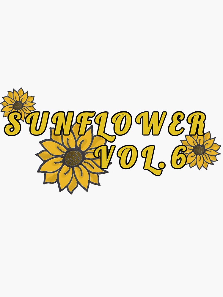 "Sunflower Vol. 6 Harry Styles Fine Line Sticker" Sticker for Sale by ...