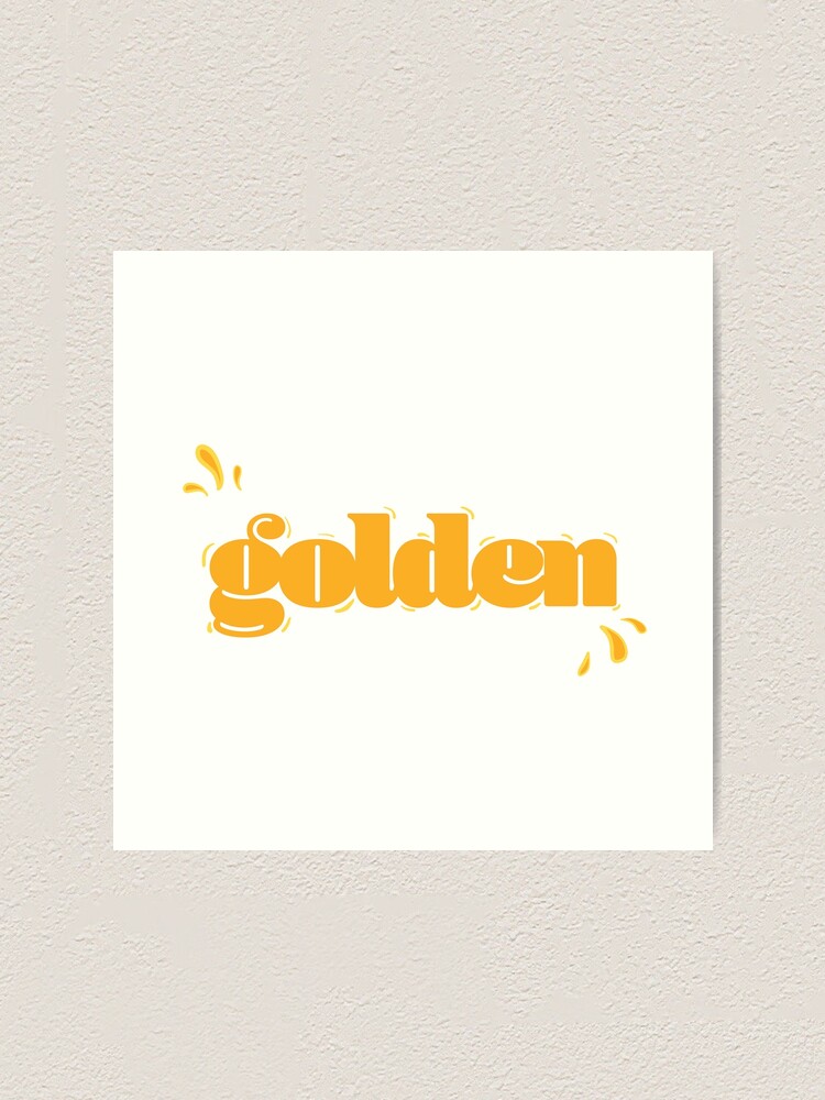 "Golden Harry Styles" Art Print for Sale by islandchicart | Redbubble