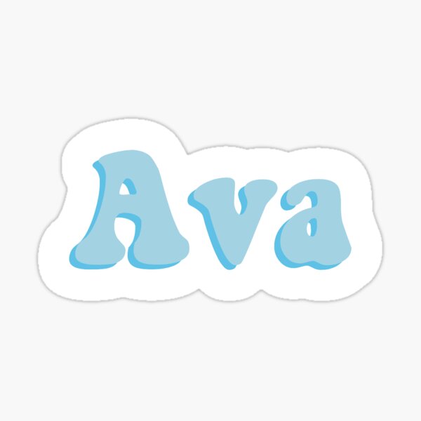 "Ava" Sticker for Sale by rose-mann | Redbubble