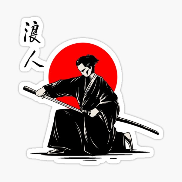 "Ronin Samurai" Sticker for Sale by isitsupperyet | Redbubble