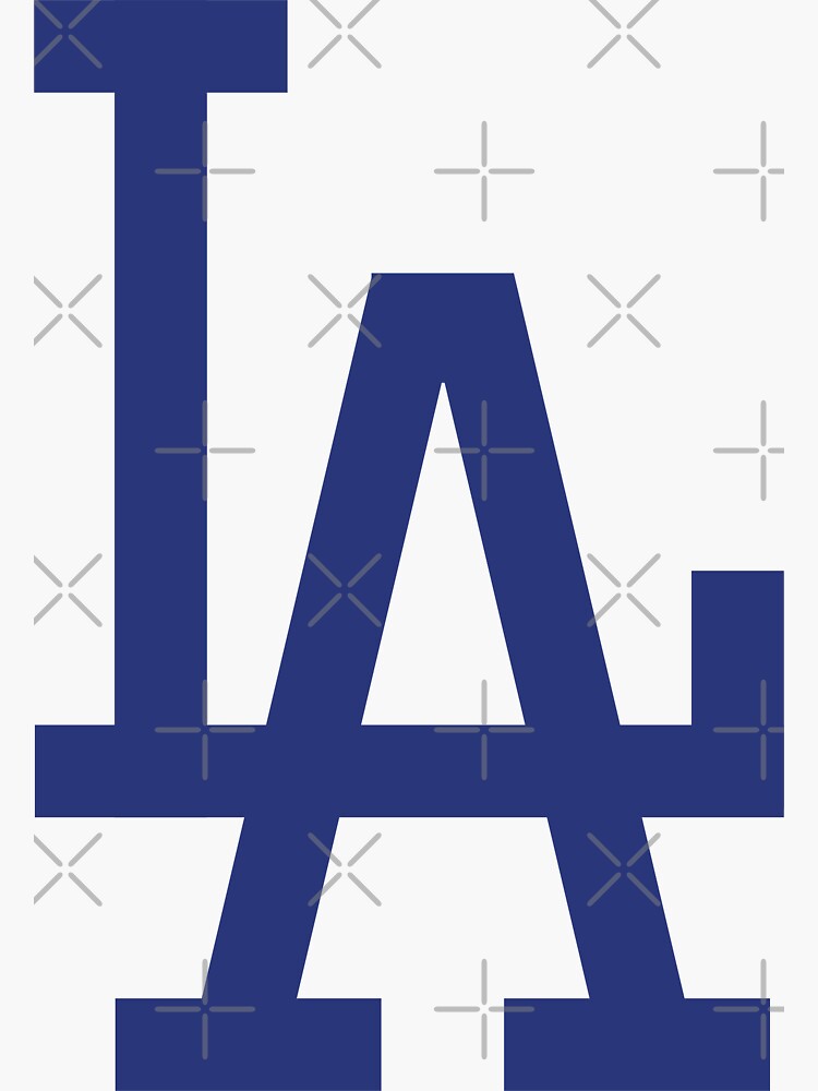 "LA Logo" Sticker for Sale by dnw946 | Redbubble