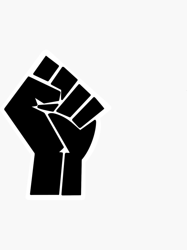 "BLM symbol" Sticker for Sale by portiacannon | Redbubble