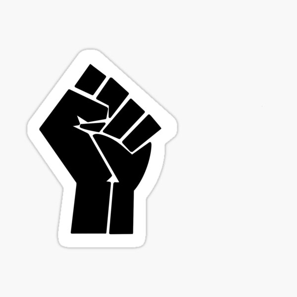"BLM symbol" Sticker for Sale by portiacannon | Redbubble