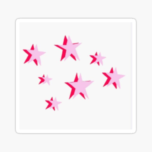 "Pink Star Pack" Sticker for Sale by Emma071205 | Redbubble