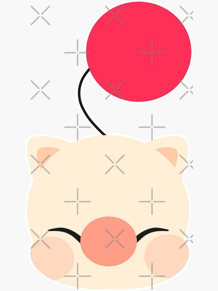 "cute moogle" Sticker by Mkawaii | Redbubble