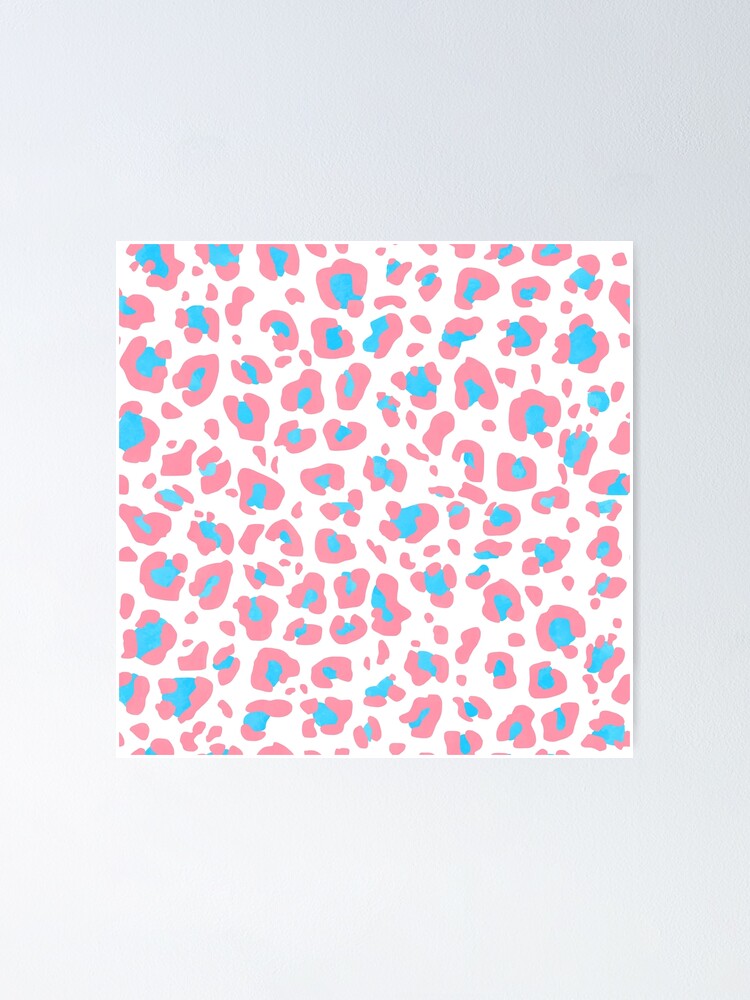"Transgender Pride Leopard Print" Poster for Sale by Bumblefuzzies ...
