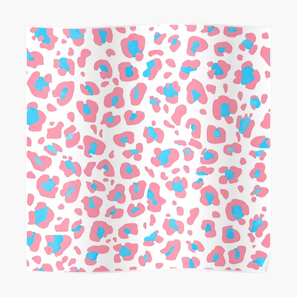 "Transgender Pride Leopard Print" Poster by Bumblefuzzies | Redbubble