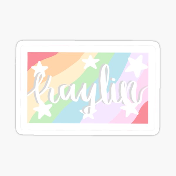 "Kaylin Name" Sticker for Sale by artsykira | Redbubble