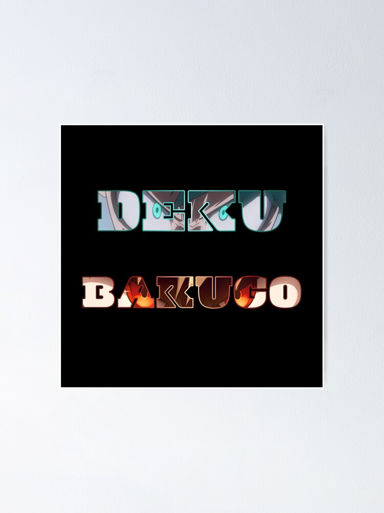 "MHA Rivals Duo Sticker Pack" Poster for Sale by MaikoDesigns | Redbubble