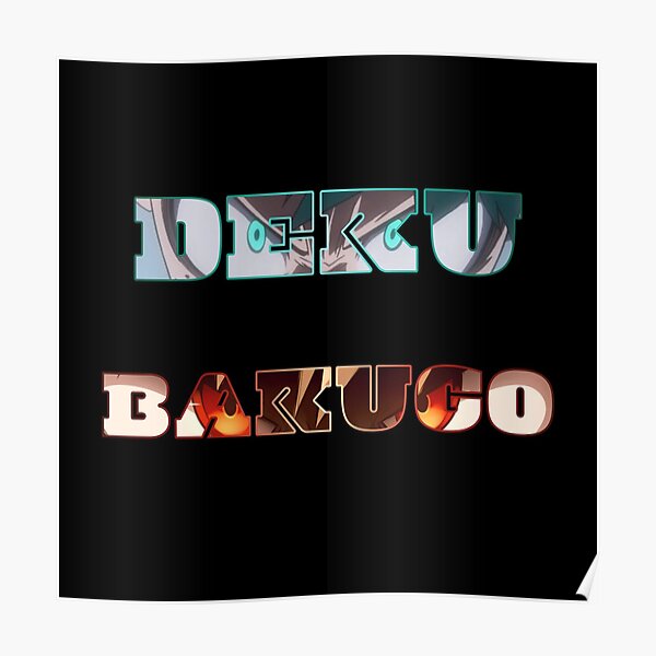 "MHA Rivals Duo Sticker Pack" Poster for Sale by MaikoDesigns | Redbubble