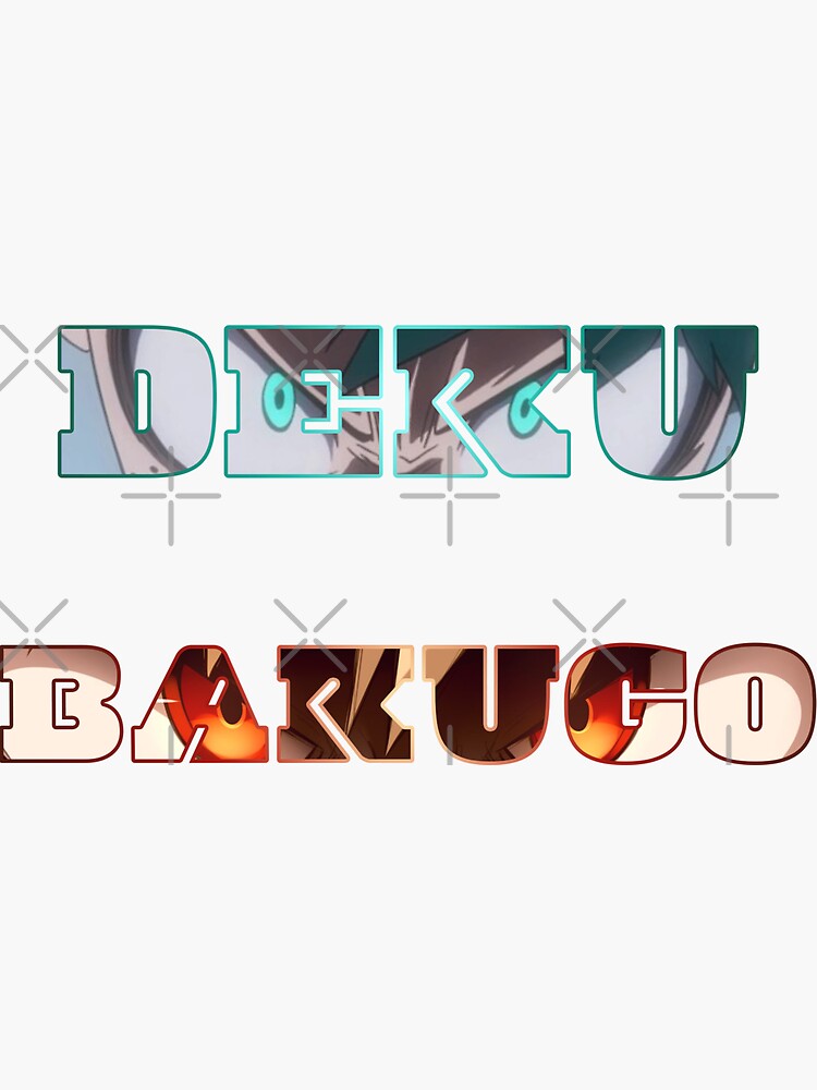 "MHA Rivals Duo Sticker Pack" Sticker for Sale by MaikoDesigns | Redbubble