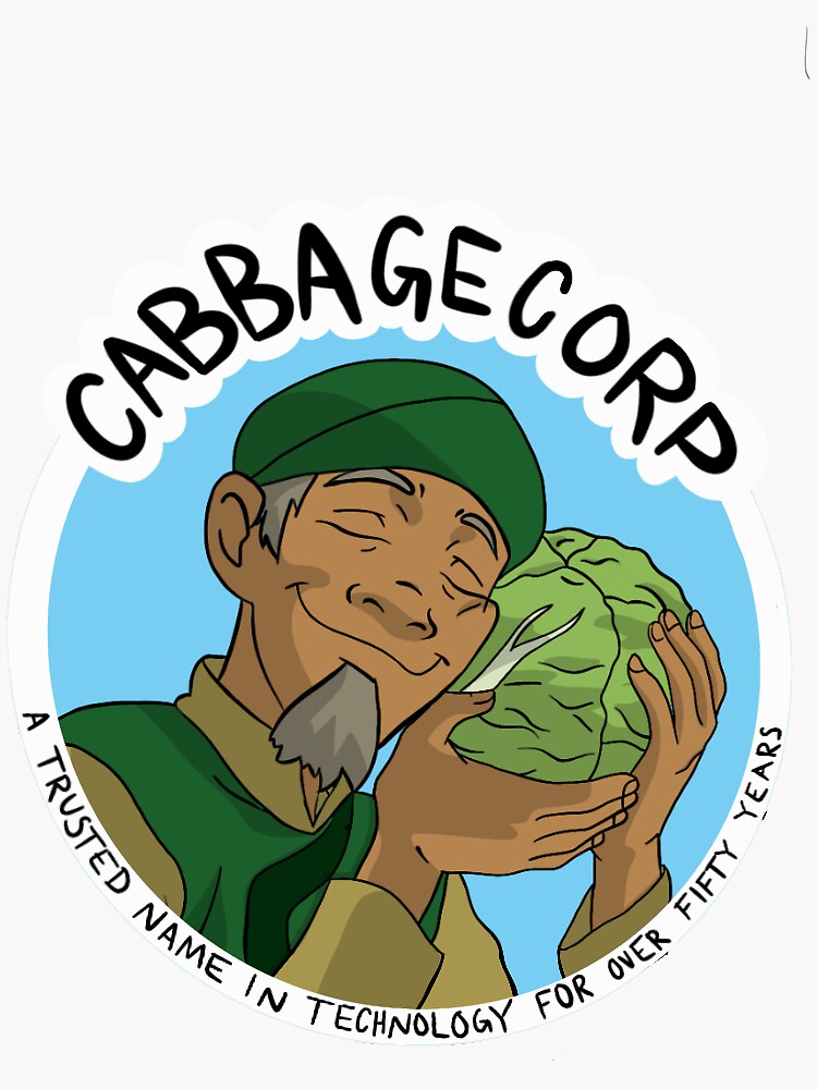"Cabbage Corp" Sticker for Sale by Emhenry1331 | Redbubble