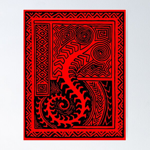 "Centipede Motif" Poster for Sale by JIJgalaxy | Redbubble