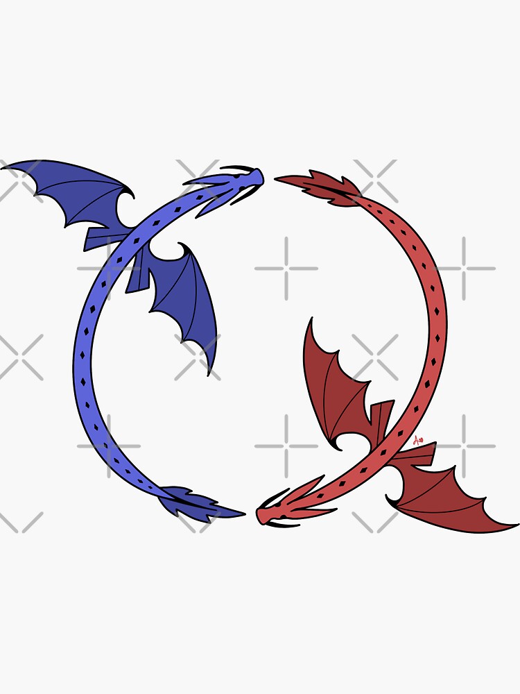 "Dragons" Sticker by itshorcharta | Redbubble