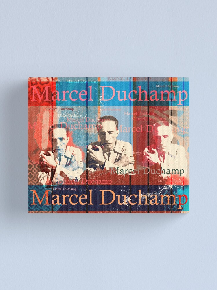 "aesthetic Marcel Duchamp portrait, beautiful collage by the famous ...