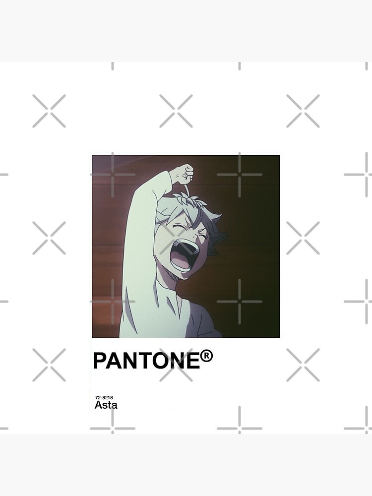 "Asta Anime Pantone Sticker " Photographic Print for Sale by ...
