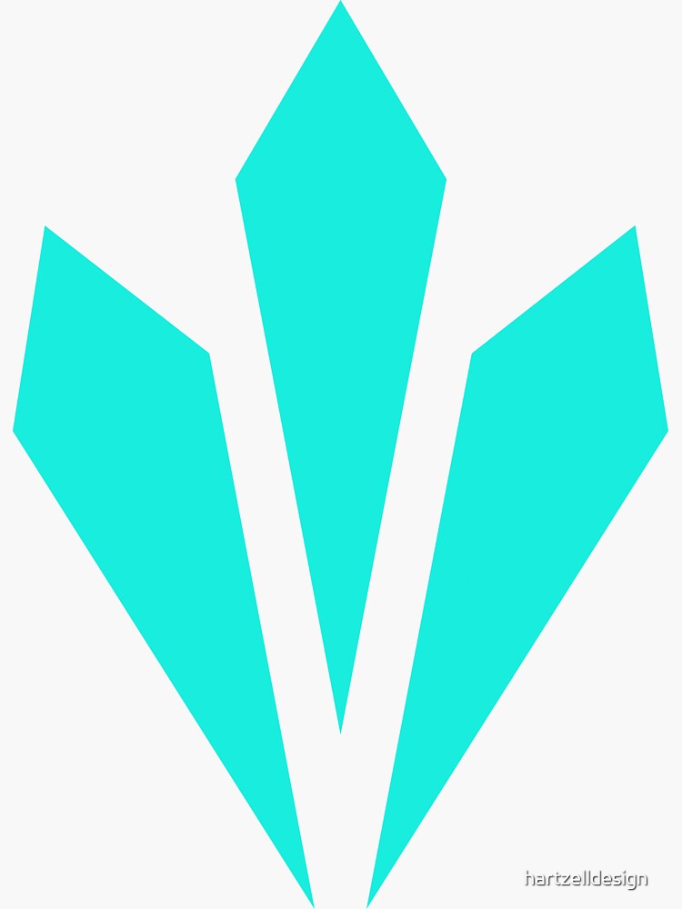 "Vitality - Blue" Sticker for Sale by hartzelldesign | Redbubble