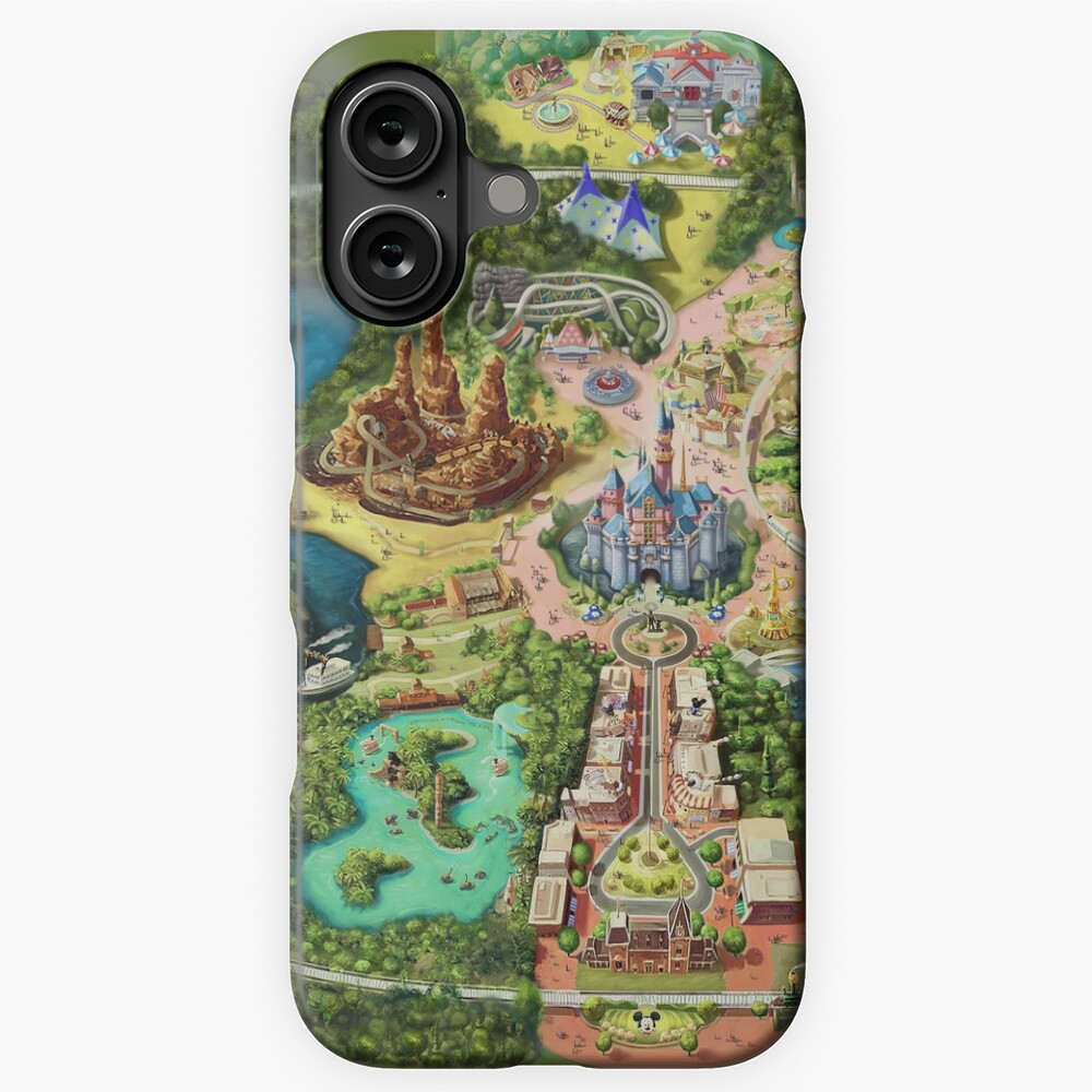 "Theme Park Colorful Map" Sticker for Sale by Rainbows Galore | Redbubble