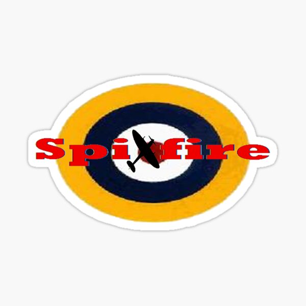 "Spitfire" Sticker by mwinsweden | Redbubble