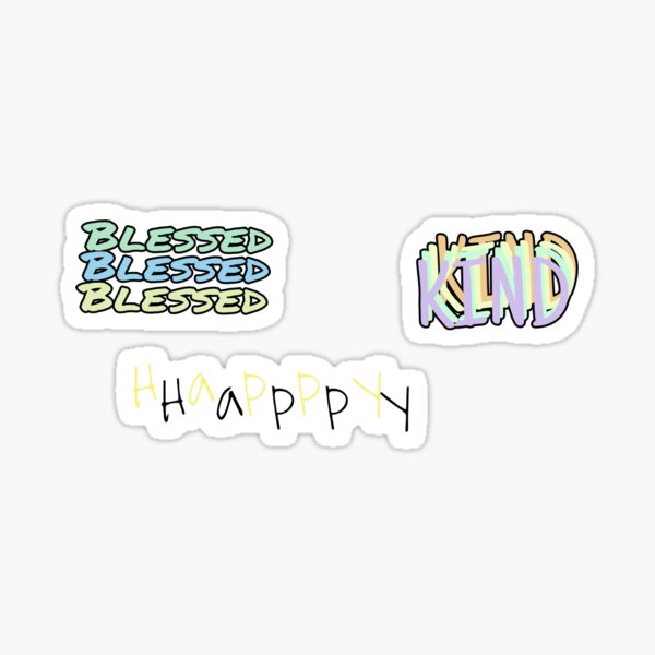 "word sticker pack" Sticker by charlotte1012 | Redbubble