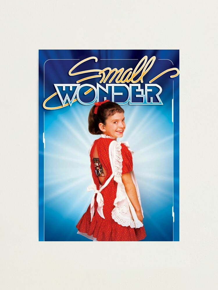 Small Wonder Retro 80s Tv Sitcom Show Photographic Print By Amberflash Redbubble