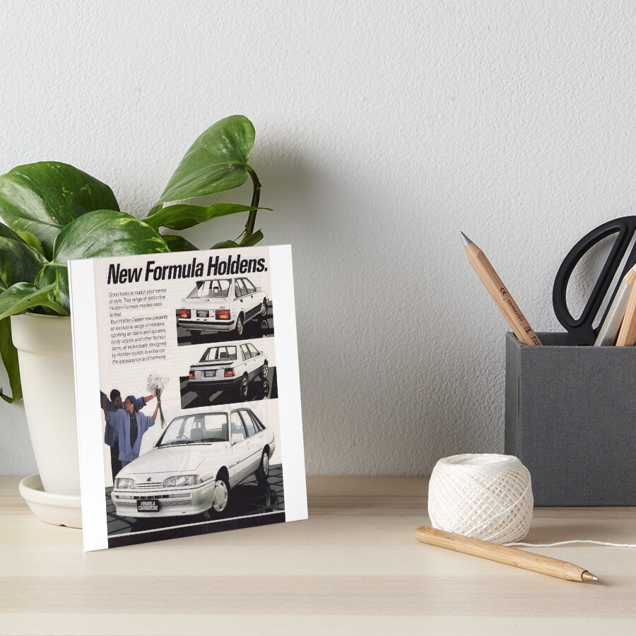 "Holden VL Commodore "Formula" Promo" Art Board Print for Sale by ...