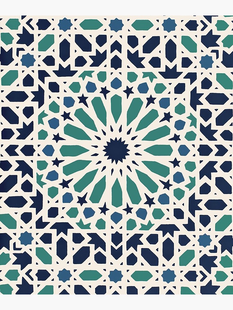 Islamic Tile Premium Matte Vertical Poster sold by Green Lawn | SKU ...