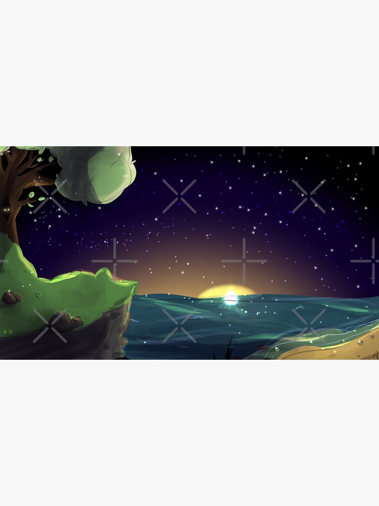 "Ocean view" Sticker for Sale by UnicornDaya | Redbubble