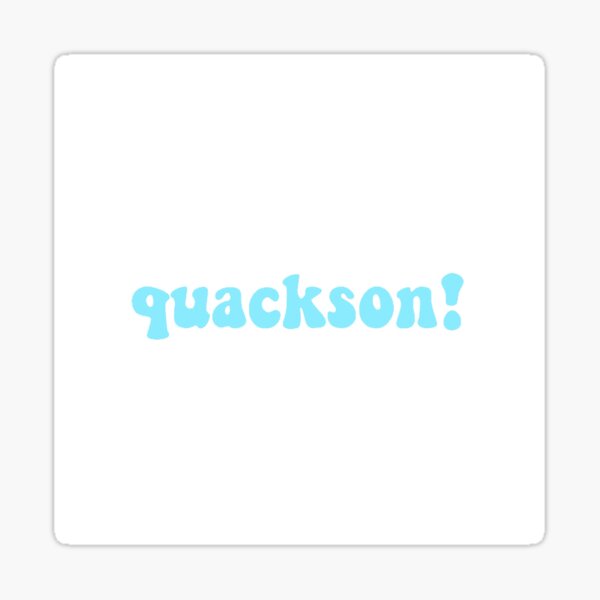"Tom Holland "Quackson"" Sticker for Sale by kirajane2 | Redbubble