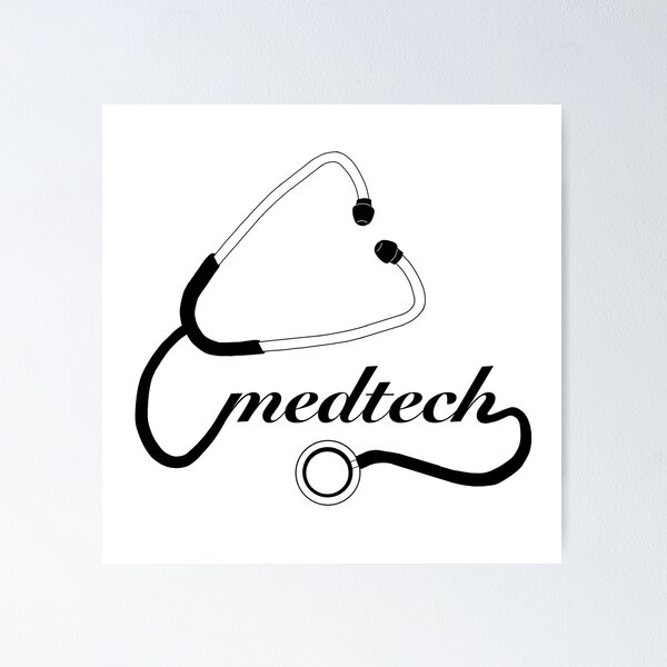 "MedTech Stethoscope" Poster for Sale by maramyeonni | Redbubble