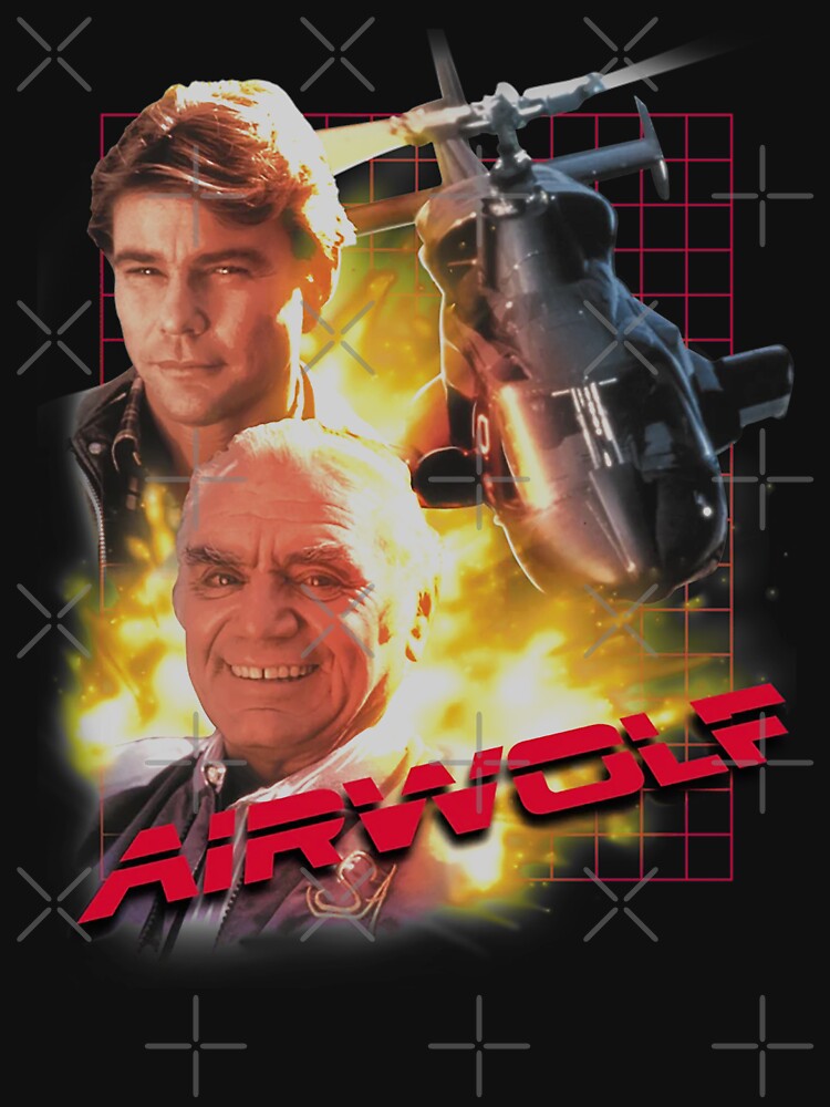 "Airwolf" T-shirt for Sale by Ravensclaw3 | Redbubble | airwolf t ...