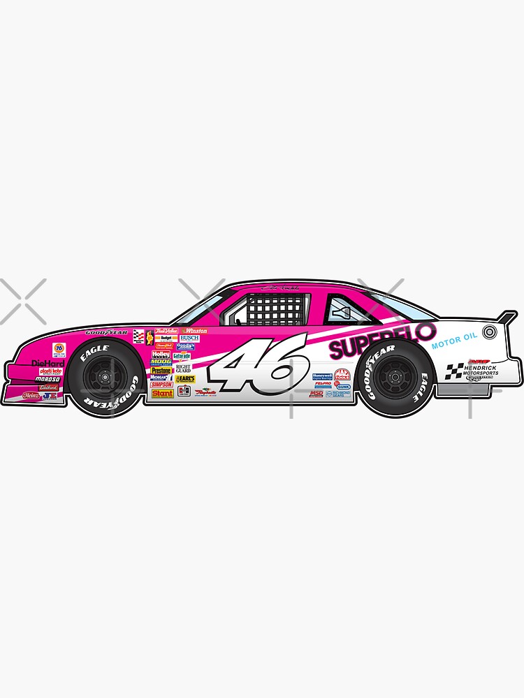 "Cole Trickle #46 Superflo Days of Thunder Illustration" Sticker for ...