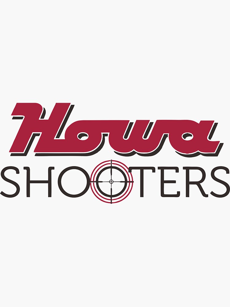 "Howa-Shooters" Sticker for Sale by TearUnique | Redbubble