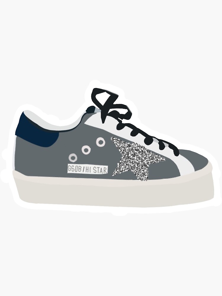 "star shoe" Sticker by susanahmleraris | Redbubble