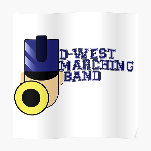 "DW Band Logo with Text" Poster for Sale by MaxJohnson0312 | Redbubble