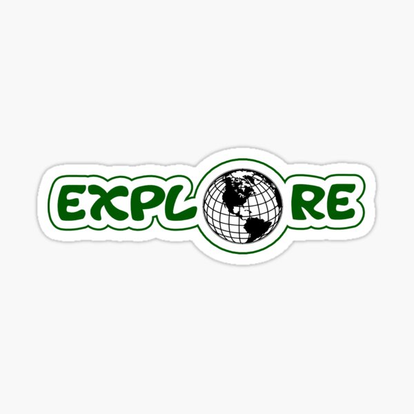 "Explore" Sticker by ellab1230 | Redbubble