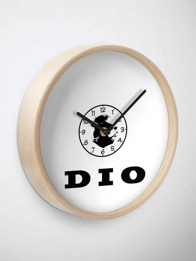 "JoJo Bizzare Adventure Anime Dio Brando" Clock by Devil2D2 | Redbubble