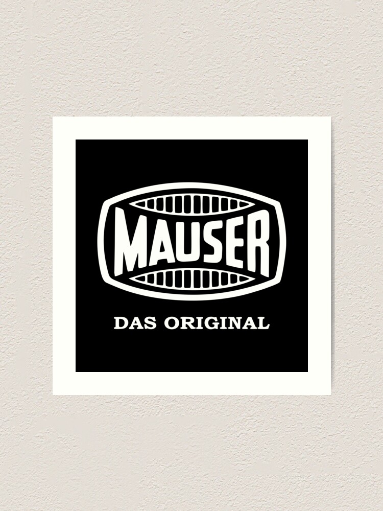"mauser logo" Art Print by DeskWubba | Redbubble