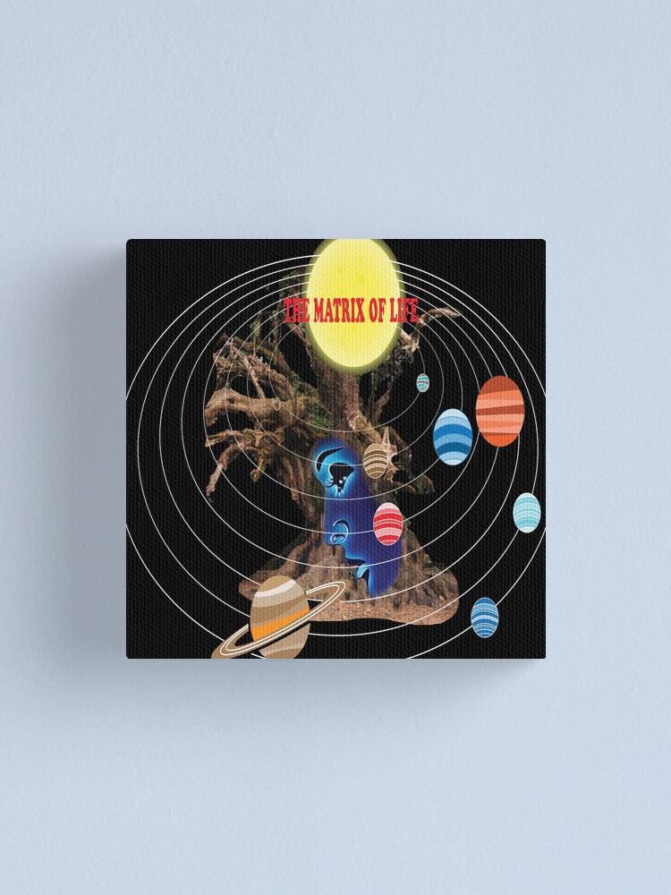 "The MATRIX of LIFE POSTER" Canvas Print by criscal | Redbubble