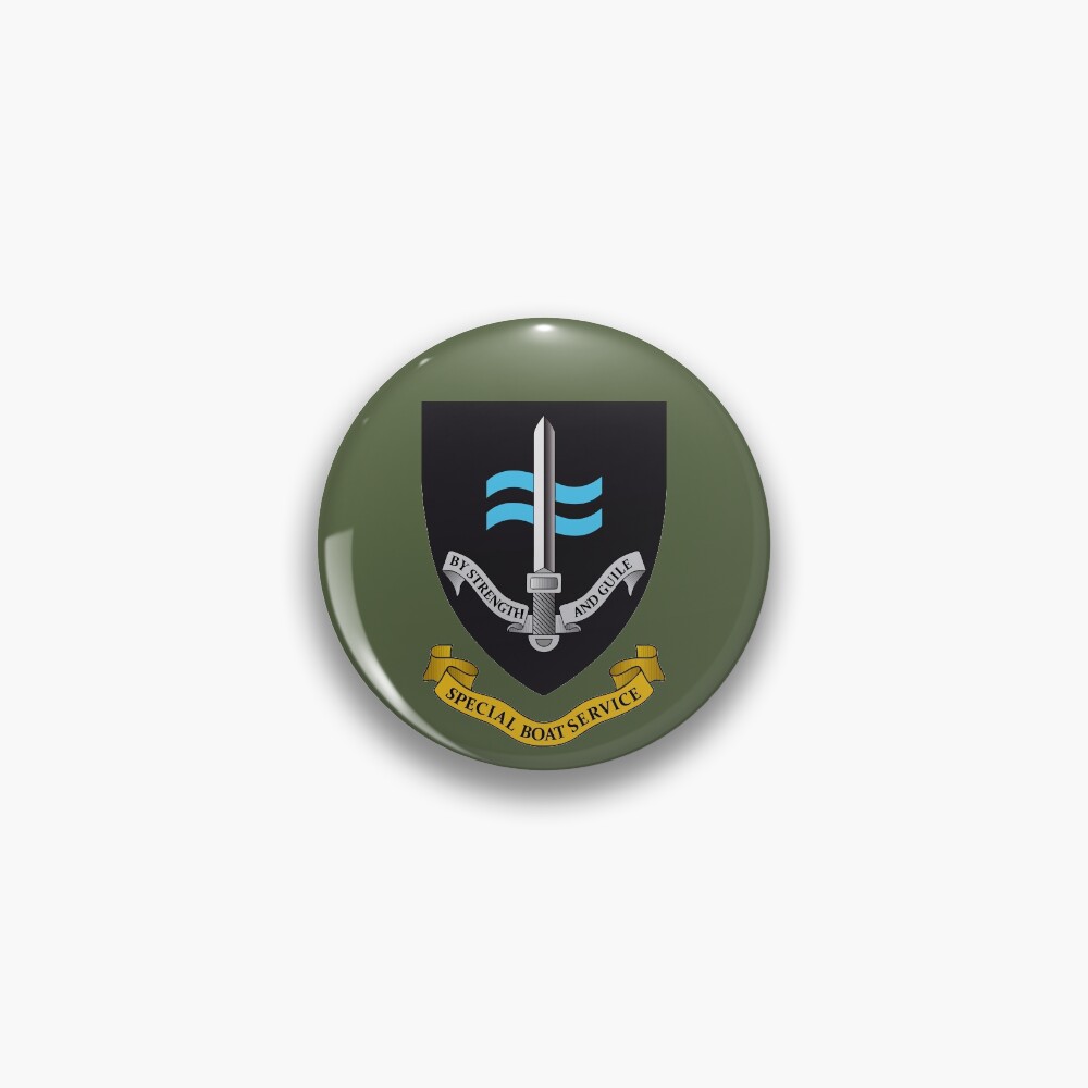"British Royal Navy SBS - Special Boat Service Logo" Pin for Sale by ...