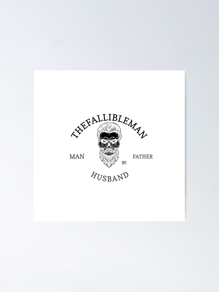 "The Fallible Man Alternative Logo" Poster for Sale by Thefallibleman ...